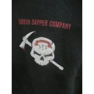 Hanes | Shirts | Vintage 595th Sapper Company Sweatshirt Roughnecks Us ...